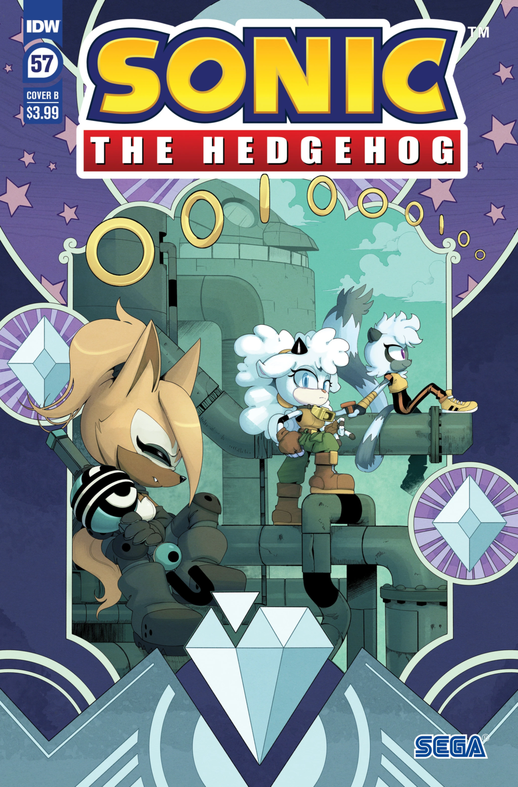 IDW Sonic #57 Cover Images & Release Date - Grabber Zone