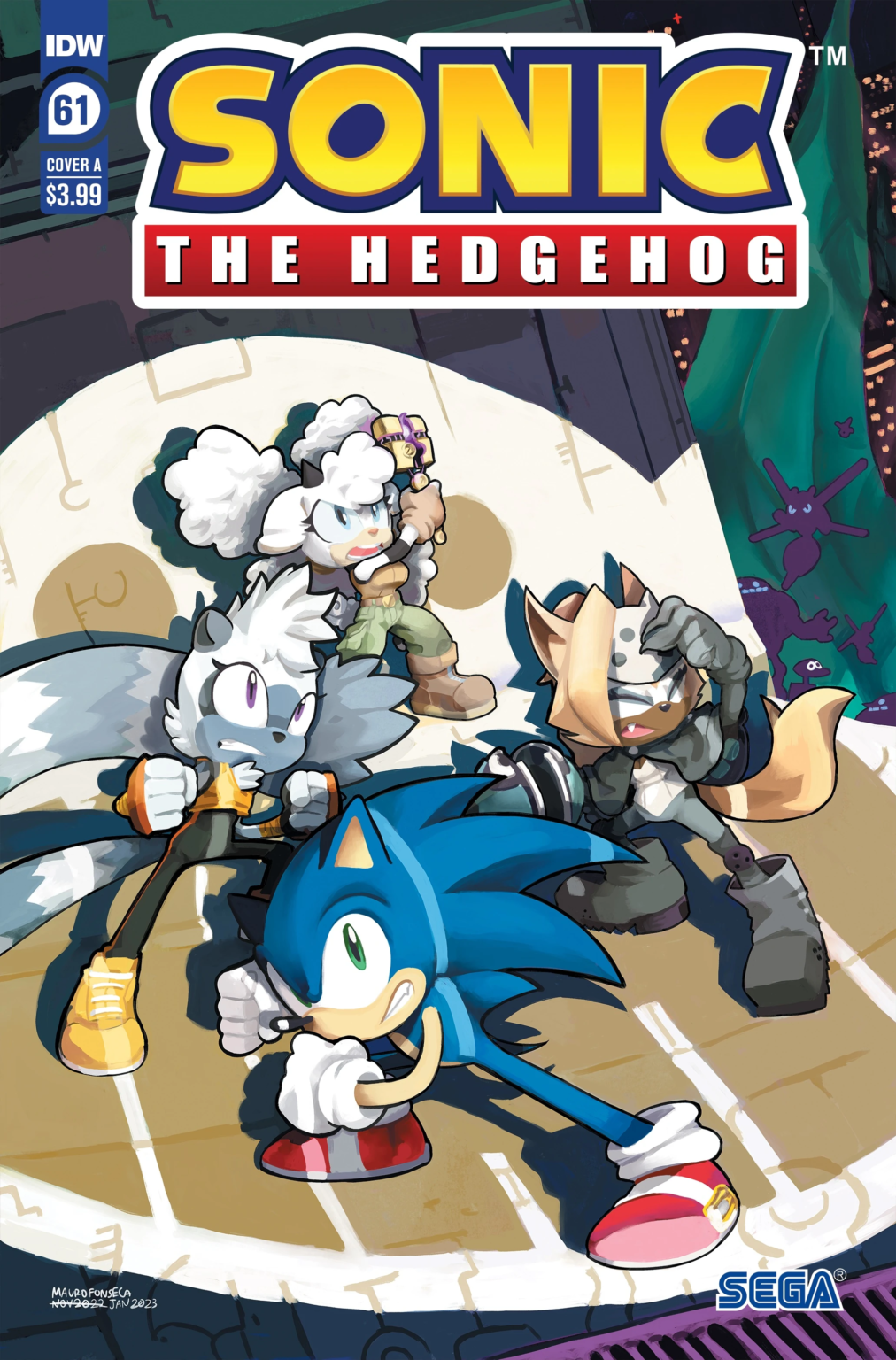 IDW Sonic #61 Cover Images & Release Date - Grabber Zone
