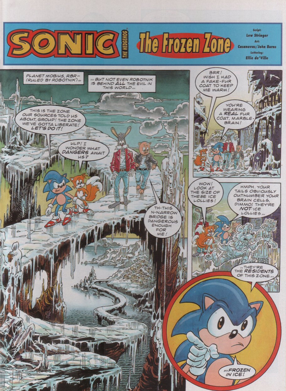Fleetway Sonic The Comic 040 Read Sonic The Comic Online