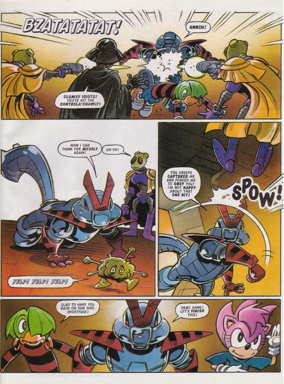 Sonic The Comic Graphic Novel Amy And Tekno Read Comic Online