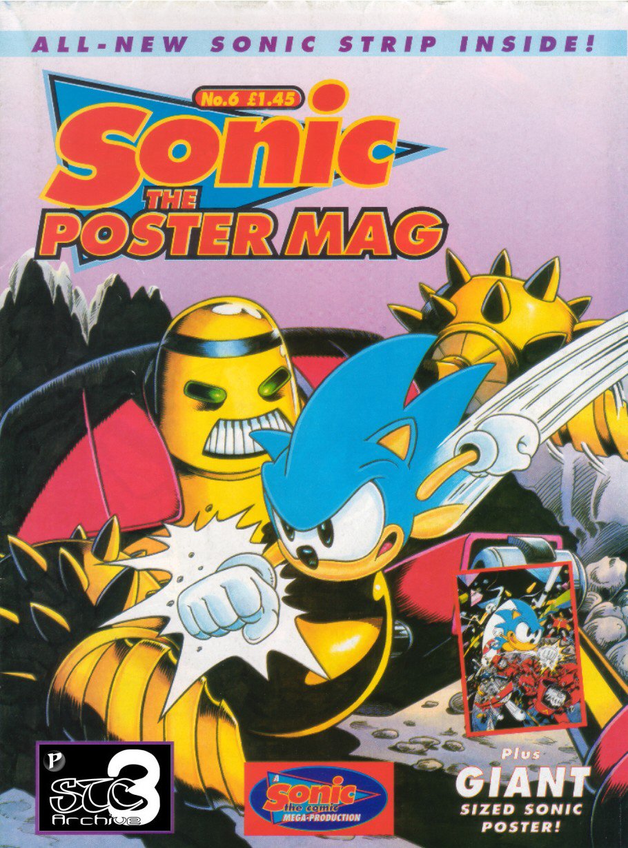 Read Comic Online - Sonic the Poster Mag